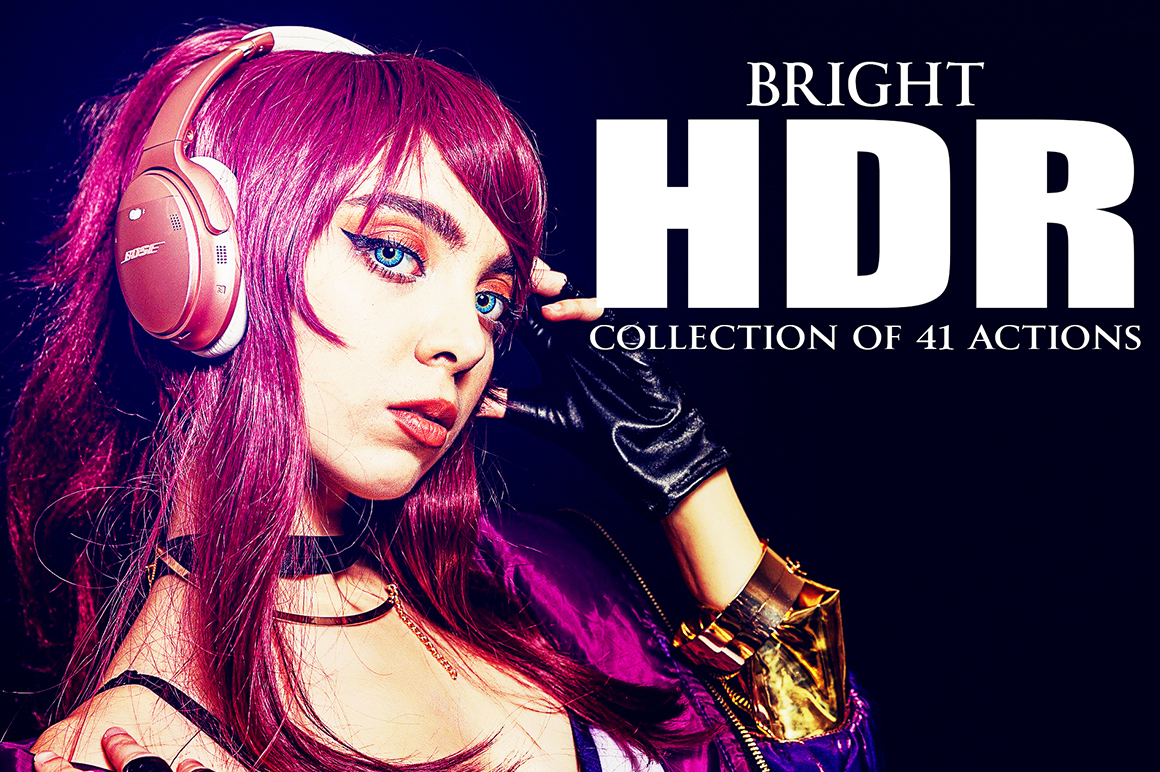Bright HDR Collection Of 41 PS Actions GraphixTree